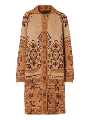 Etro Wool-blend Cardigan - Brown