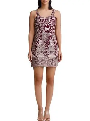 HOLICHIC Naya Embroidered Minidress - Purple