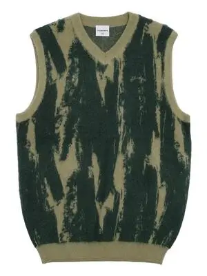STUDENTS Cimarron Wool Blend Knit Vest - Military