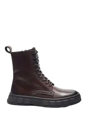 A. VEER Bastion Ankle Boot - Brown Leather
