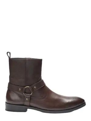 A. VEER Westin Harness Boots - Brown Leather