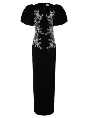 Rebecca Vallance Zephyr Embellished Gown - Black