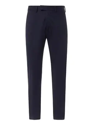 TOM FORD Cotton Straight Leg Pants - Blue