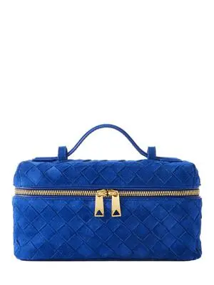 Bottega Veneta Bang Bang Vanity Mini Intrecciato Tote - Blue