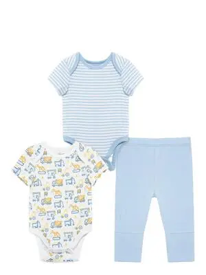 LITTLE ME Bodysuit & Leggings Set - Blue