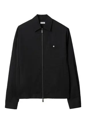 Burberry Nylon Zip Overshirt - Black