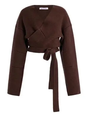 AISLING CAMPS Wool Wrap Jacket
