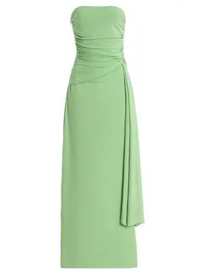 Significant Other Exclusive June Ruched Jersey Maxi Dress - Green
