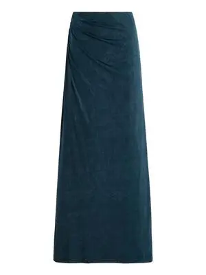 Significant Other Exclusive Priya Draped Maxi Skirt - Blue