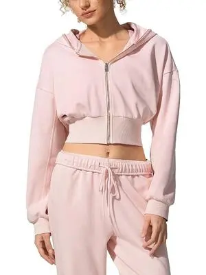 Lilysilk Seamflow Drift Zip-Up Blush-pink