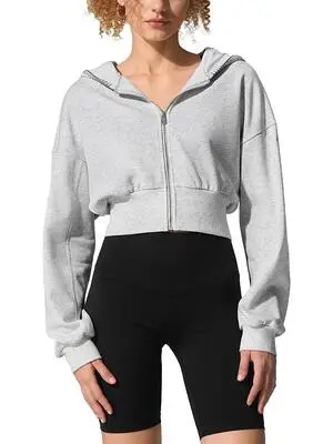 Lilysilk Seamflow Drift Zip-Up Heather-grey