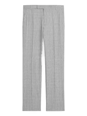 Dunhill Prince Of Wales Checked Suit Pants - Gray