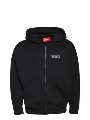 032C Routine Zip Hoodie - Black