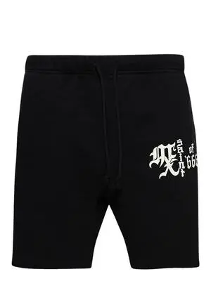 SAINT MXXXXXX Sweat Shorts - Black