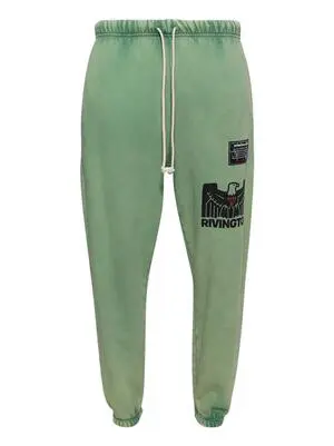 RIVINGTON ROI REBIS Flag Sweatpants - Max Green