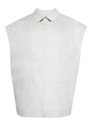Rick Owens Sleeveless Jumbo Outershirt - Dinge