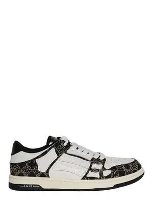 Amiri Quad Skel Top Low Sneakers - Black