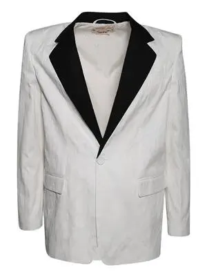 Marni Single-breasted Jacket - Natural White