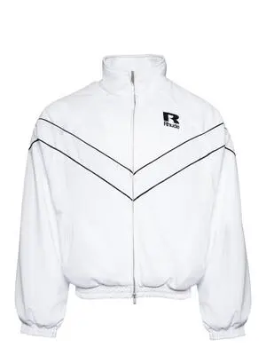 Rhude Piping Raglan Track Jacket Strak White