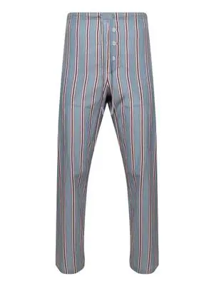 BODE Regatta Stripe Pajama Pants - Blue