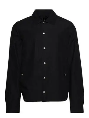 Rick Owens Snap-front Jacket - Black
