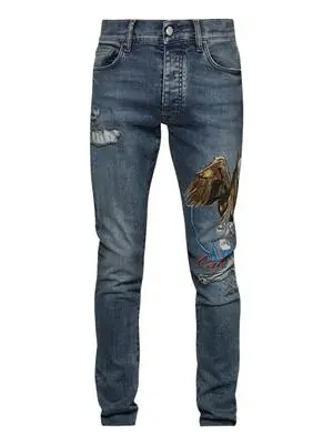 Amiri Pegasus Skinny Jeans True Indigo