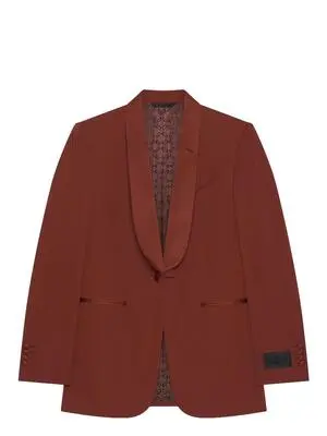 Givenchy Shawl Jacket - Dark Rust