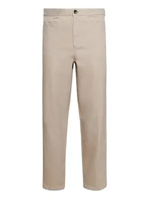 JW Anderson Button Detail Straight Leg Trousers - Light Grey