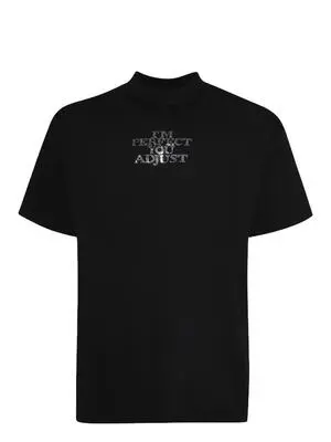 VETEMENTS I'm Perfect You Adjust Tee Black