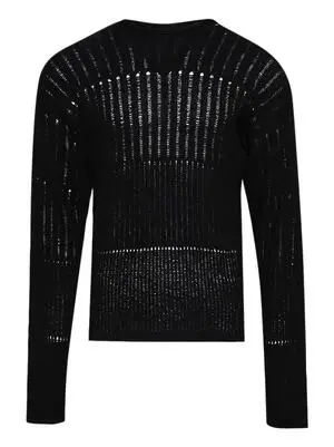 Rick Owens Oversized Pullover Sweater Black