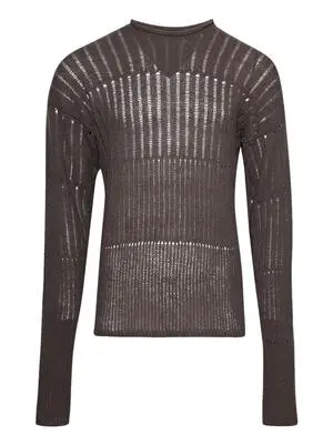 Rick Owens Oversized Pullover Sweater - Dust