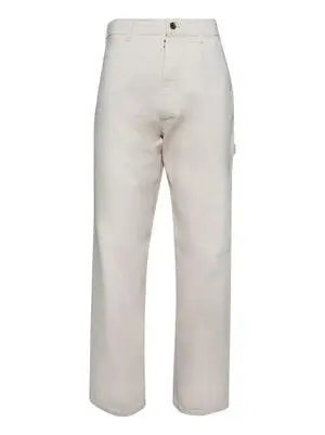 MAISON MARGIELA 5-pocket Straight Leg Pants - Ecru