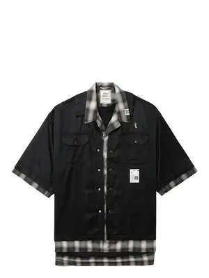 Mihara Yasuhiro Double Layered Shirts - Black