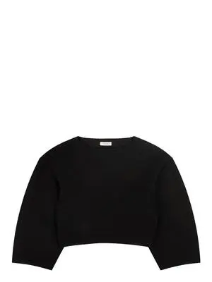 ENTIRE STUDIOS Boat Neck Jumper - Black