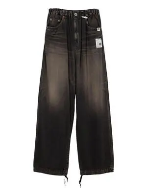 Mihara Yasuhiro Light Wide Jeans - Black