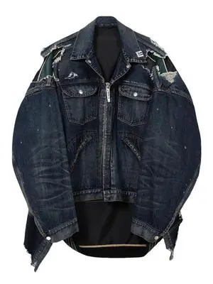 Mihara Yasuhiro Layered Denim Jacket Indigo