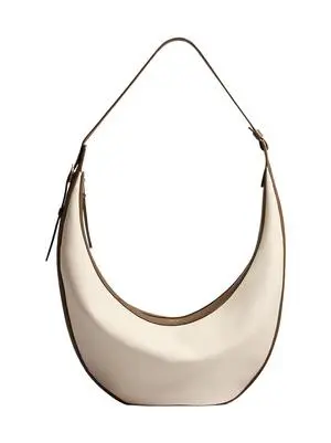 Khaite Augustina Canvas Hobo Bag - Cream