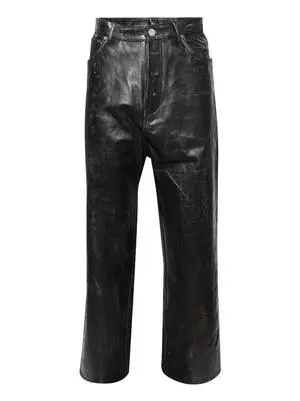 Vetements Distressed Pants - Black