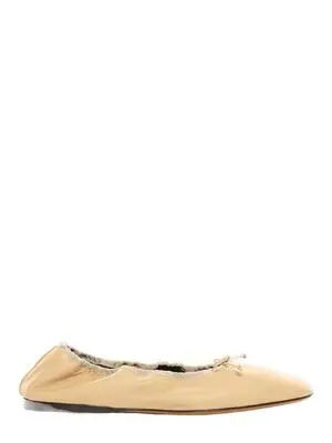 THE ROW Awar Ballerina Flat - Light Beige