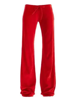 Balenciaga Relaxed Fit Tracksuit Pants - Red