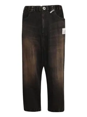 Mihara Yasuhiro Wide Leg Trousers - Black