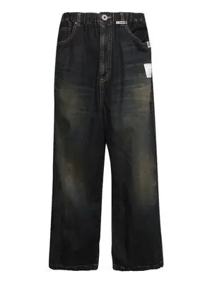 Mihara Yasuhiro Four Legs Wide Leg Pants - Blue