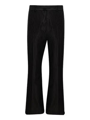 Amiri Striped Flare Pants - Black