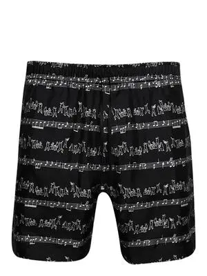 Amiri Printed Short - Black