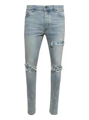 Amiri Crystal Starburst MX1 Jeans Surf Indigo