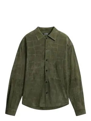 Jacquemus Croco Shirt - Khaki
