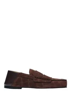 Jacquemus Les Mocassins Carre Dark Brown