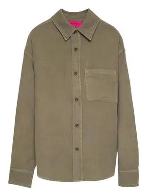 THE ELDER STATESMAN Early Dawn Overshirt - New Olive