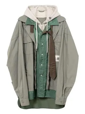 Mihara Yasuhiro Triple Layered Shirts - Khaki
