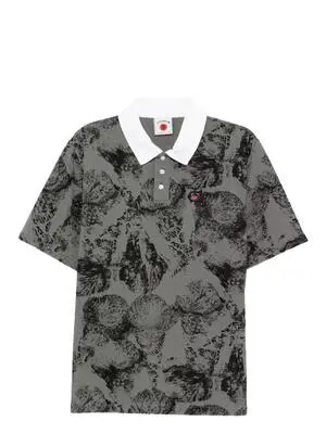 ICECREAM Cone-stamp Polo Shirt - Grey